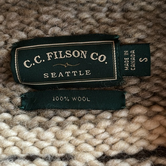 Filson | Sweaters | Filson Limited Edition Wool Cowichan Shawl Collar ...